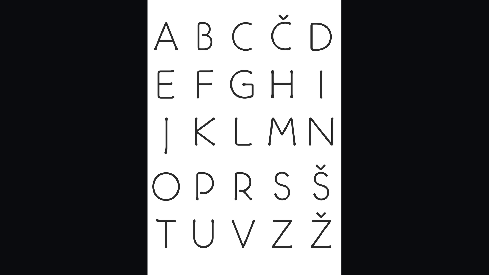 KW BIO27 Typeface - Center za kreativnost